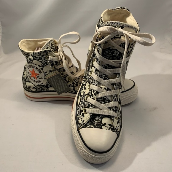 Converse | Shoes | Rare Nib Converse All Star Skull Shoes | Poshmark